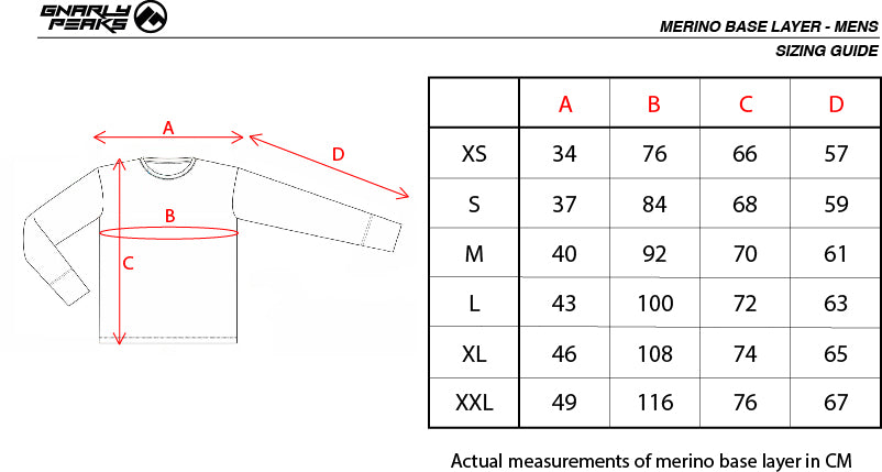 Men's Merino Base Layer – Gnarly Peaks